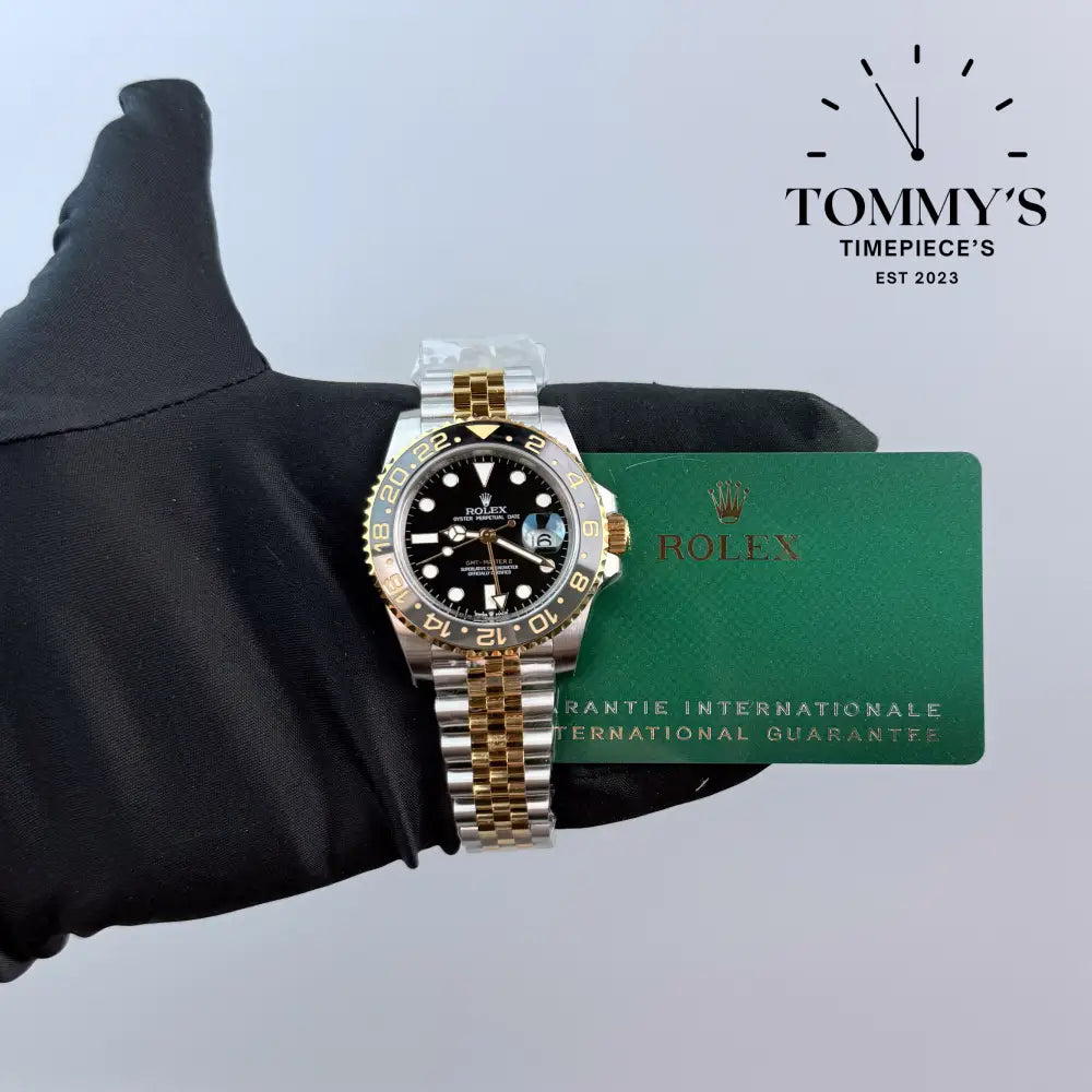 Superclone GMT-Master II "Zombie", (126713GRNR) 40mm Black Dial-Jubile ...